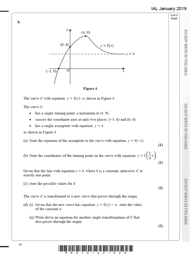 Transformations of Cubic Functions | PDF