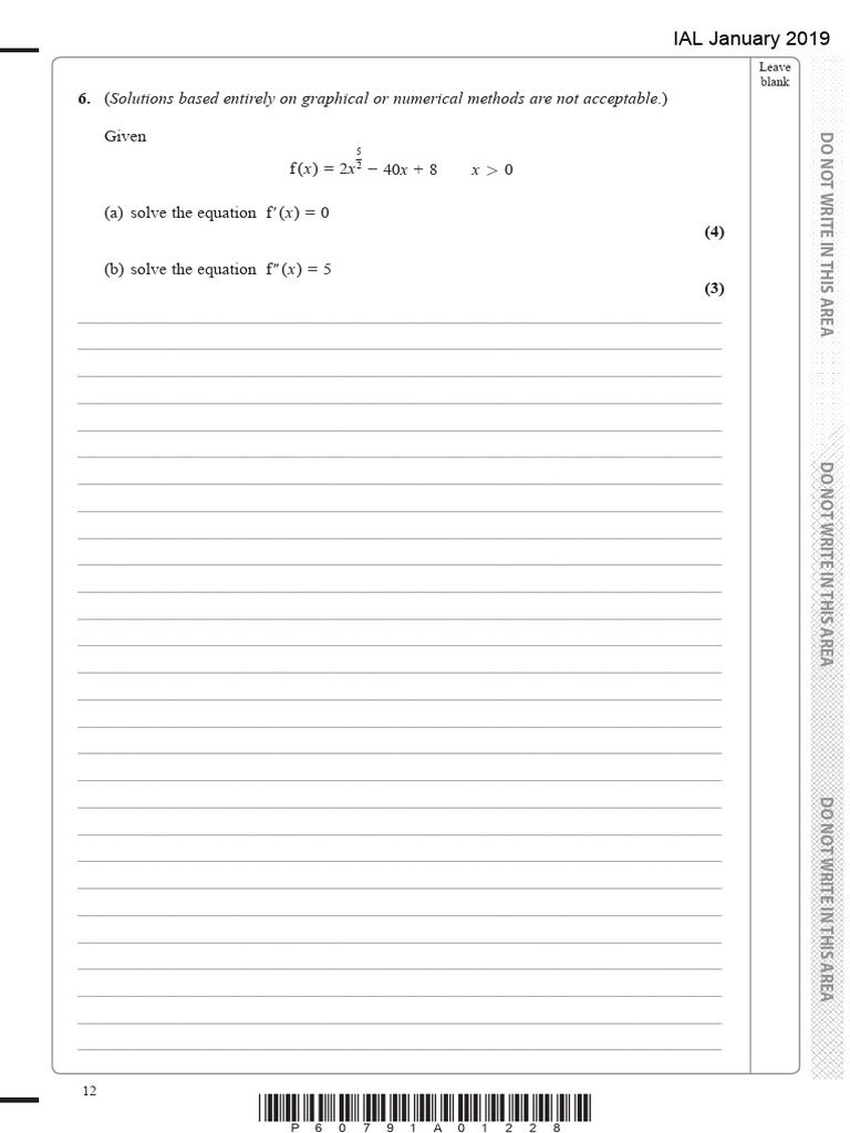 IAL P1 Differentiation | PDF
