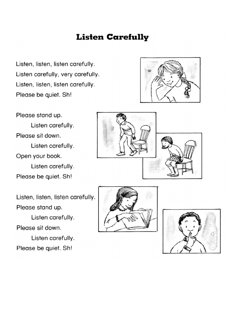 Listen Carefully Paroles 1 | PDF