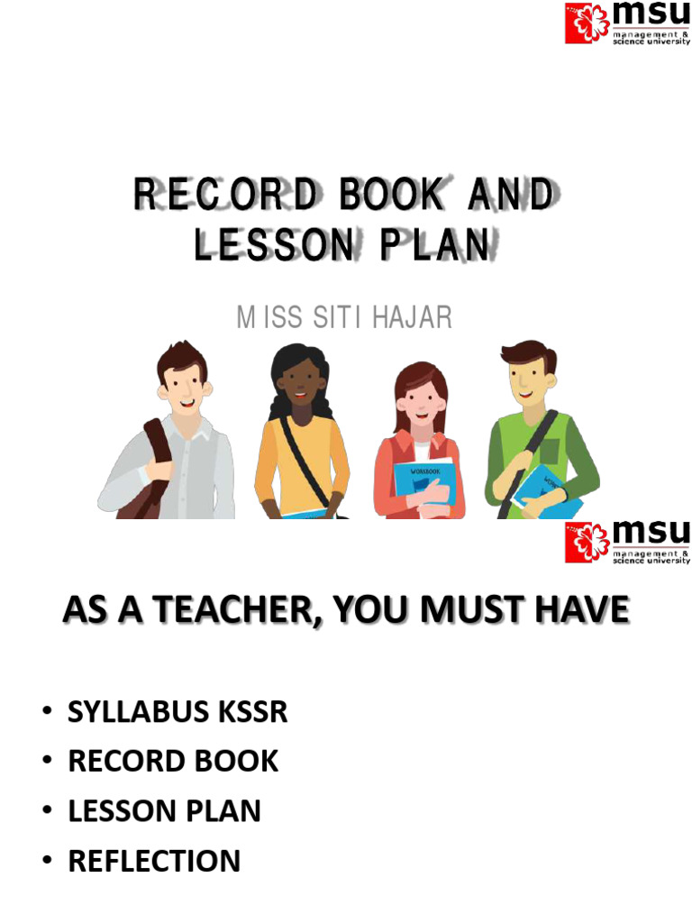 Record Book and Lesson Plan | PDF | Lesson Plan | Learning
