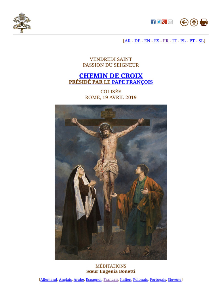 Chemin de Croix | PDF | Religion et spiritualité