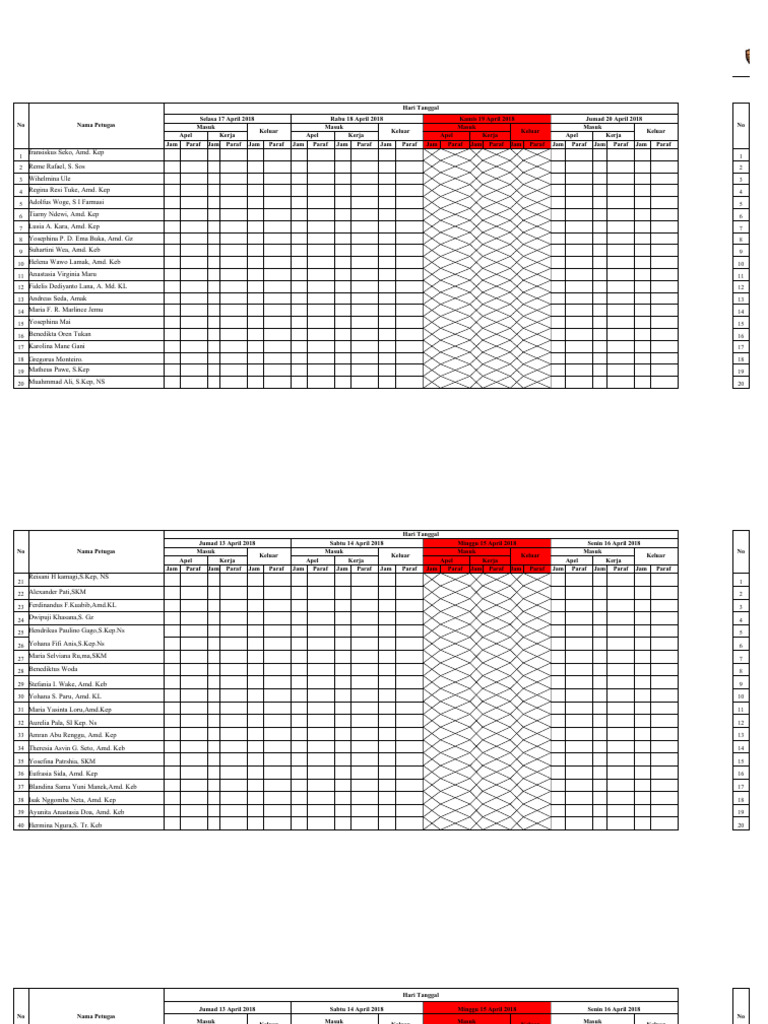 Absen Apel Pagi | PDF