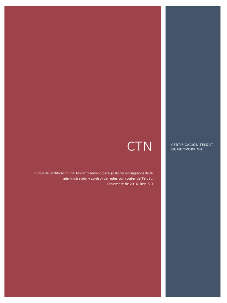 CTN 2016 | PDF | Red de computadoras | Controlador de interfaz de red