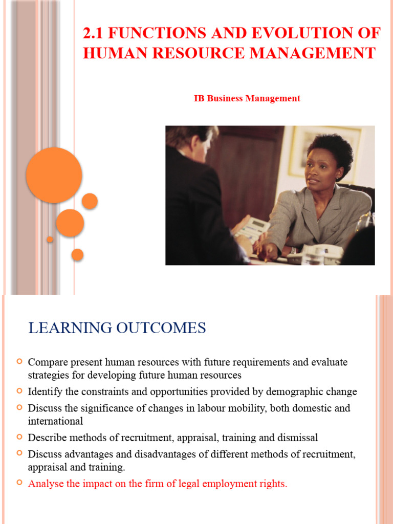 Unit 2.1 Human Resource Planning | PDF