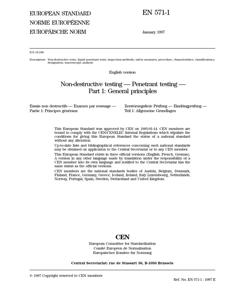 EN 571-1 en | PDF