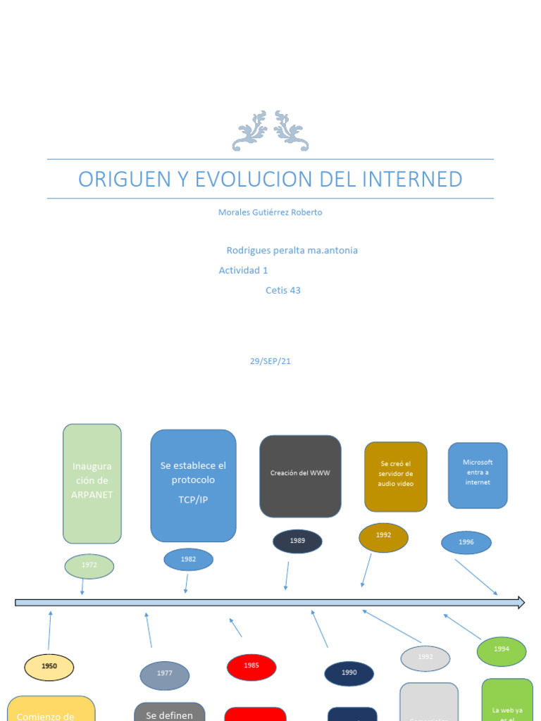 Origuen y Evolucion Del Interned | PDF