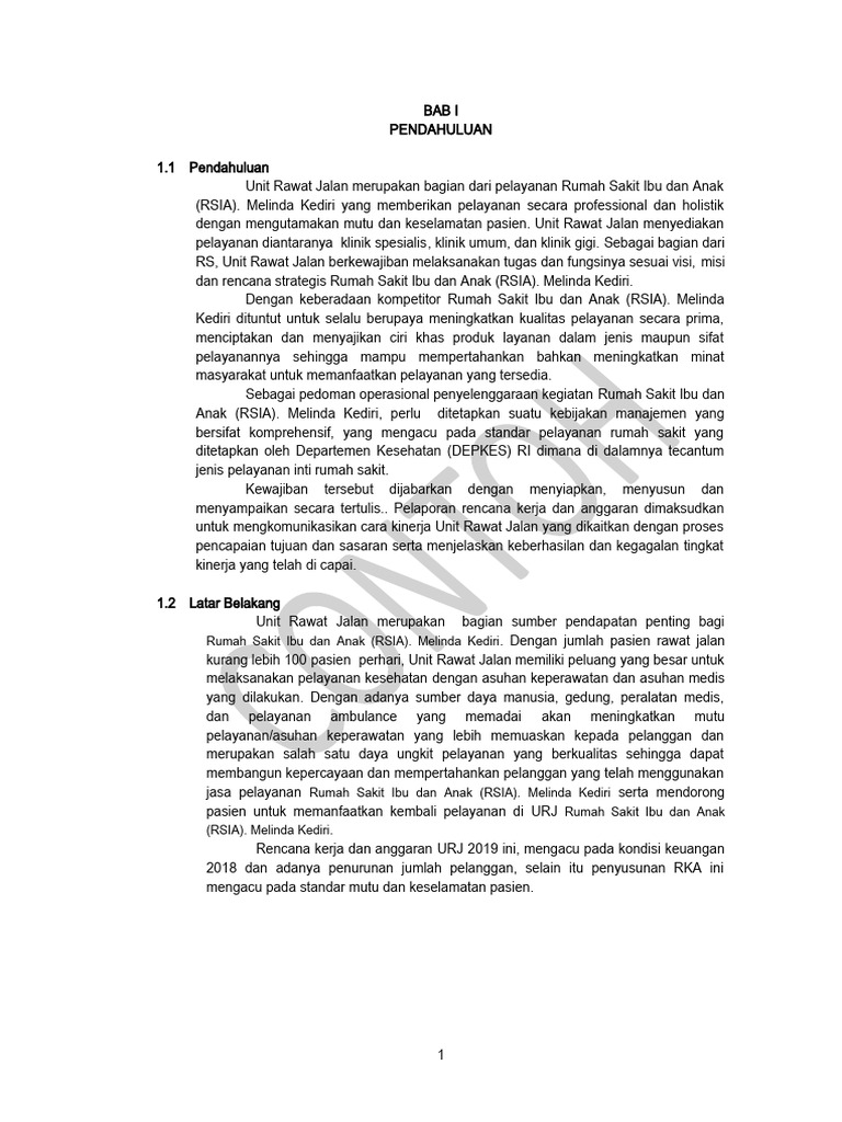 Contoh Rka Unit Irj | PDF
