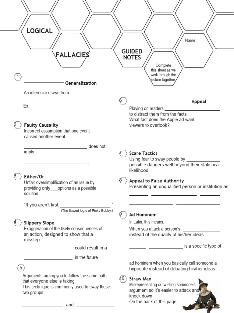 Fallacies Handouts | PDF | Fallacy | Logic