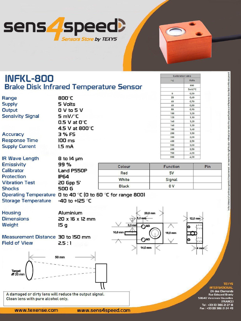 INFKL 800 Data Sheet | PDF