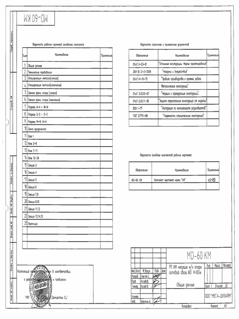 Mega MD-60 КМ | PDF