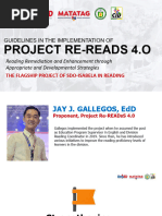 Project Proposal Reading Corner Competition | PDF | Literacy | Teachers