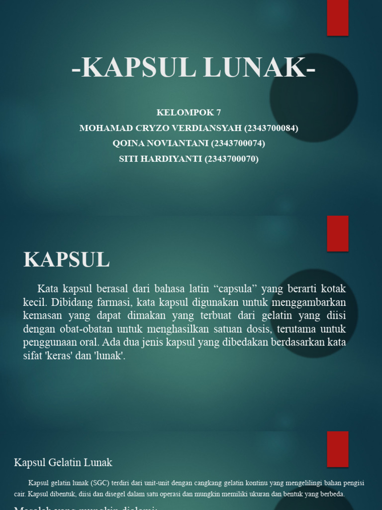 Kapsul | PDF