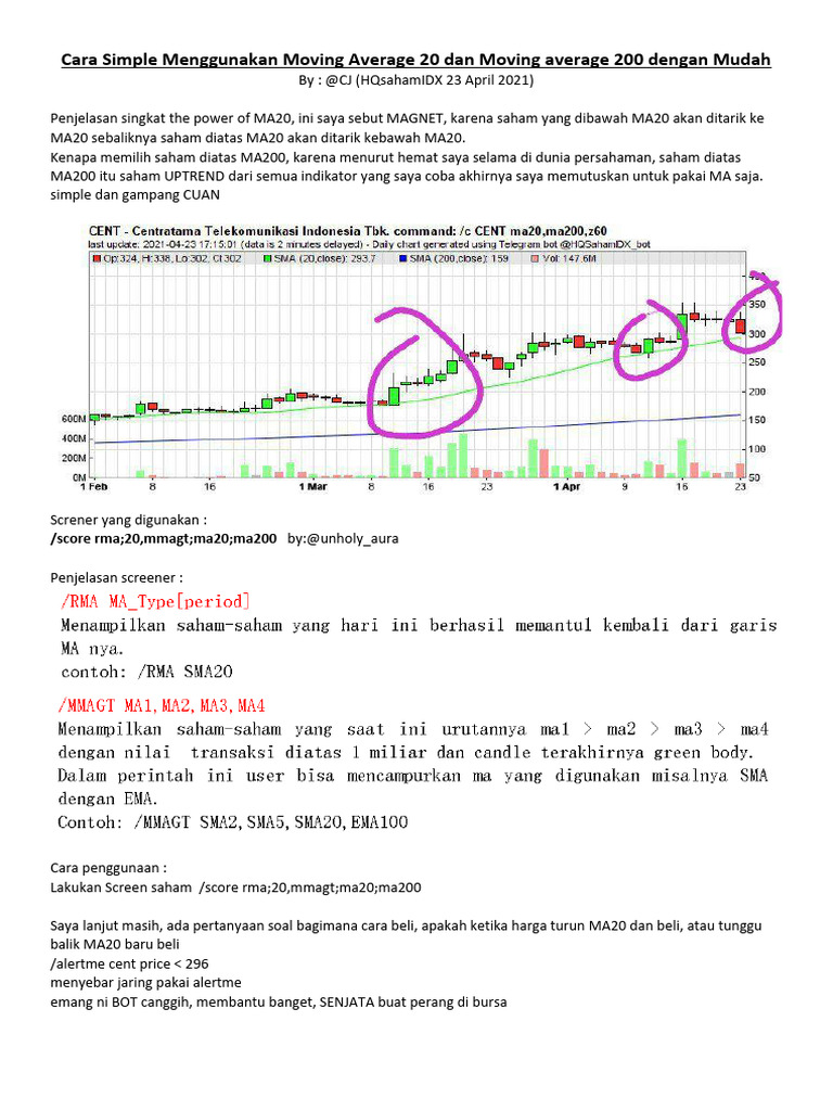 Cara Simple Menggunakan Sma20 DGN Sma200 by CJ | PDF