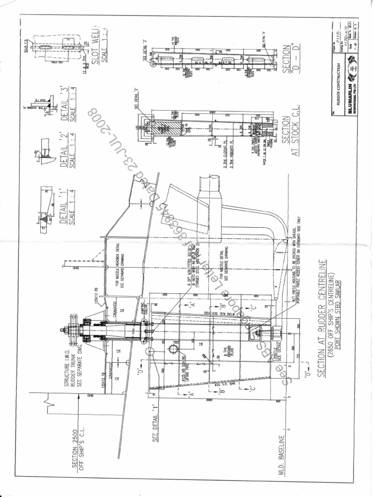 Rudder Construction | PDF