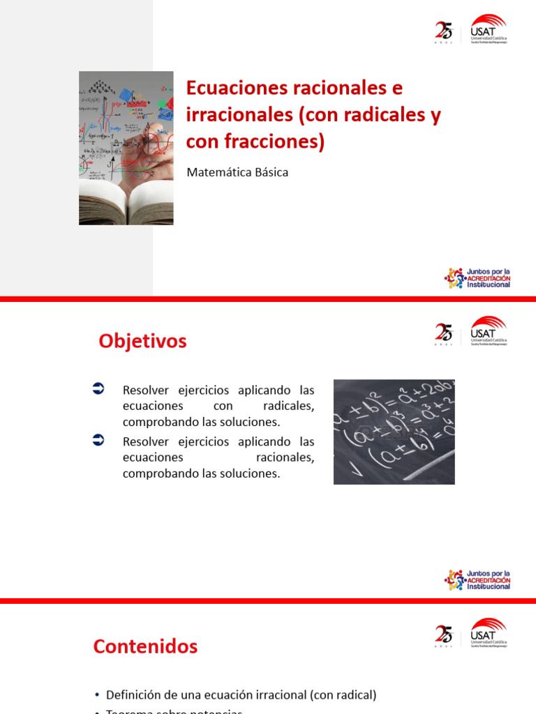 Ecuaciones Racionales e Irracionales | PDF