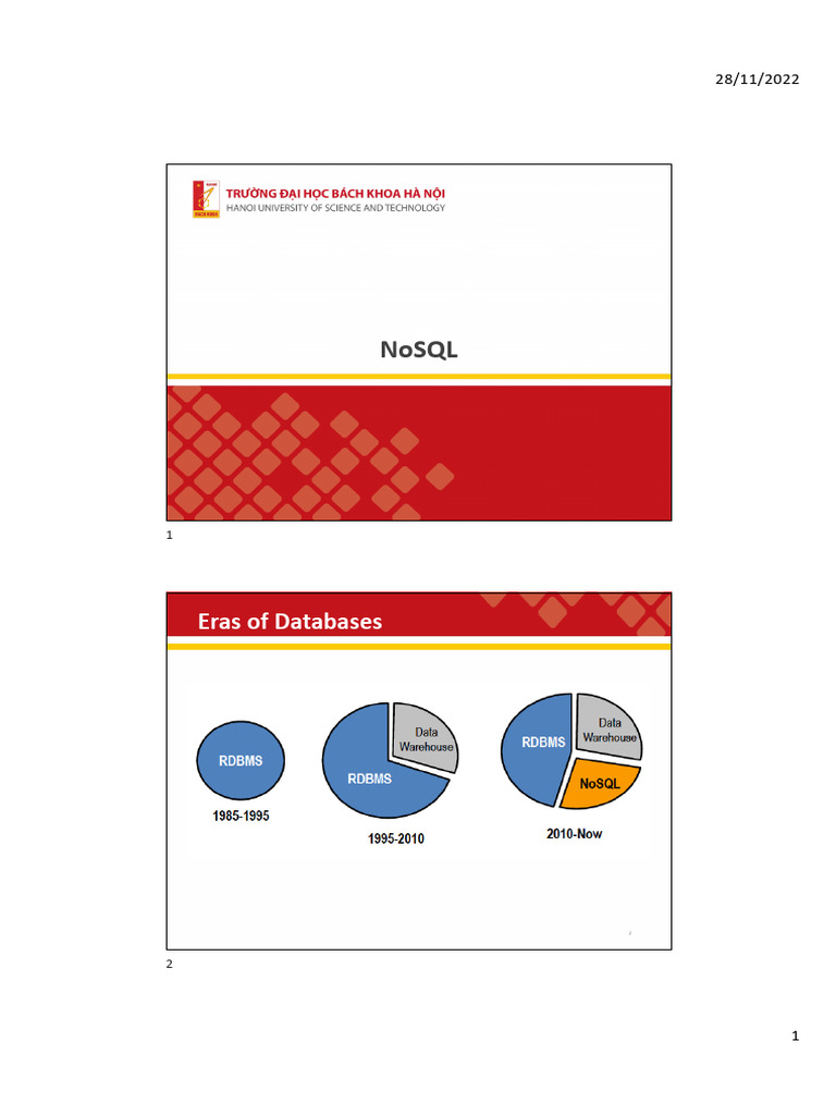 04-2 Intro Nosql | Download Free PDF | No Sql | Databases 04-2 Intro Nosql | Download Free PDF | No Sql | Databases