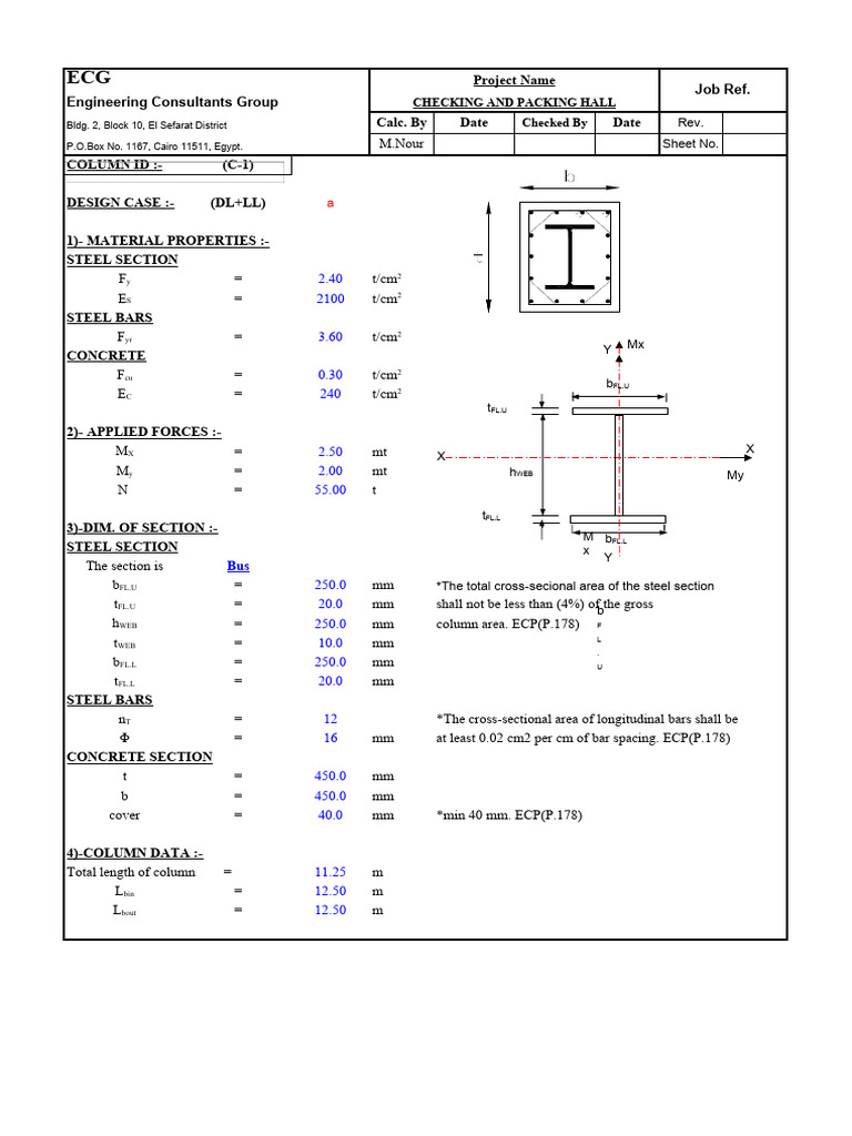 10 Composite Column | PDF