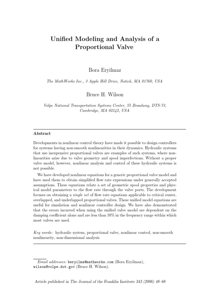 Unified Modeling and Analysis | PDF