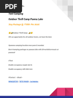 Camp Max Kalote - Official Booking Partner Backpack Stays | PDF | Camping