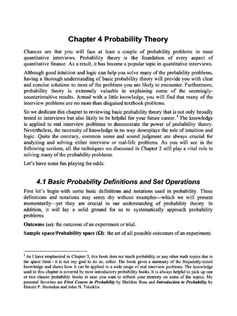 Xinfeng Zhou-CH 4&5 | PDF | Probability | Random Variable