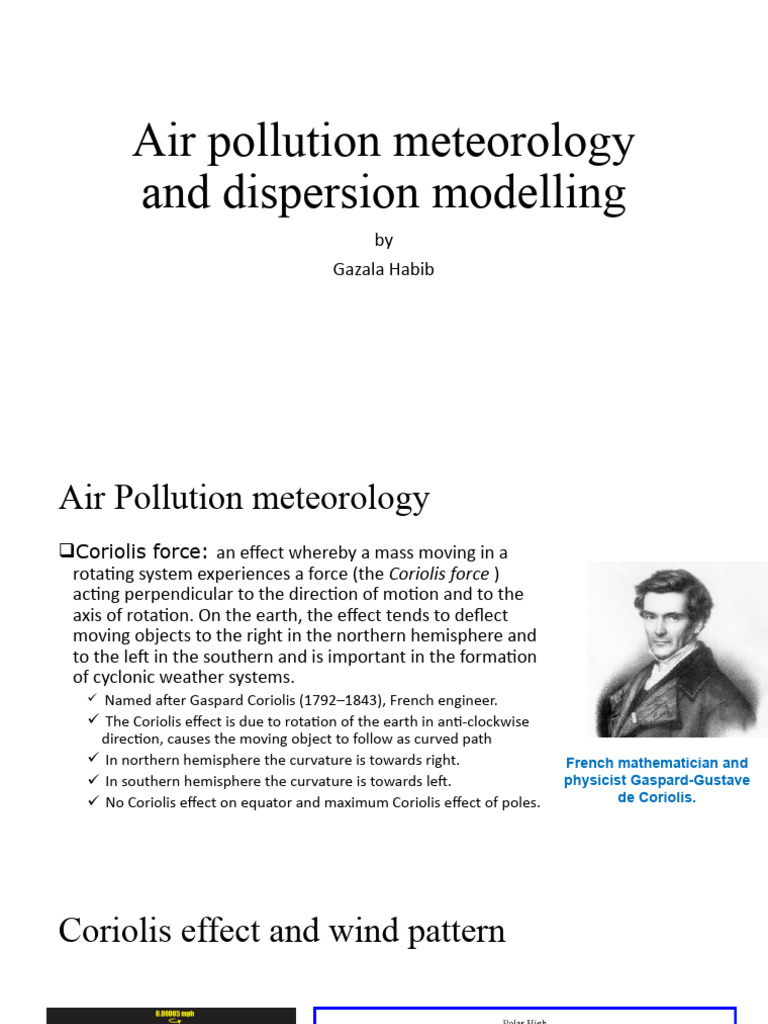 Air Pollution Meteorology_CVL100 | PDF