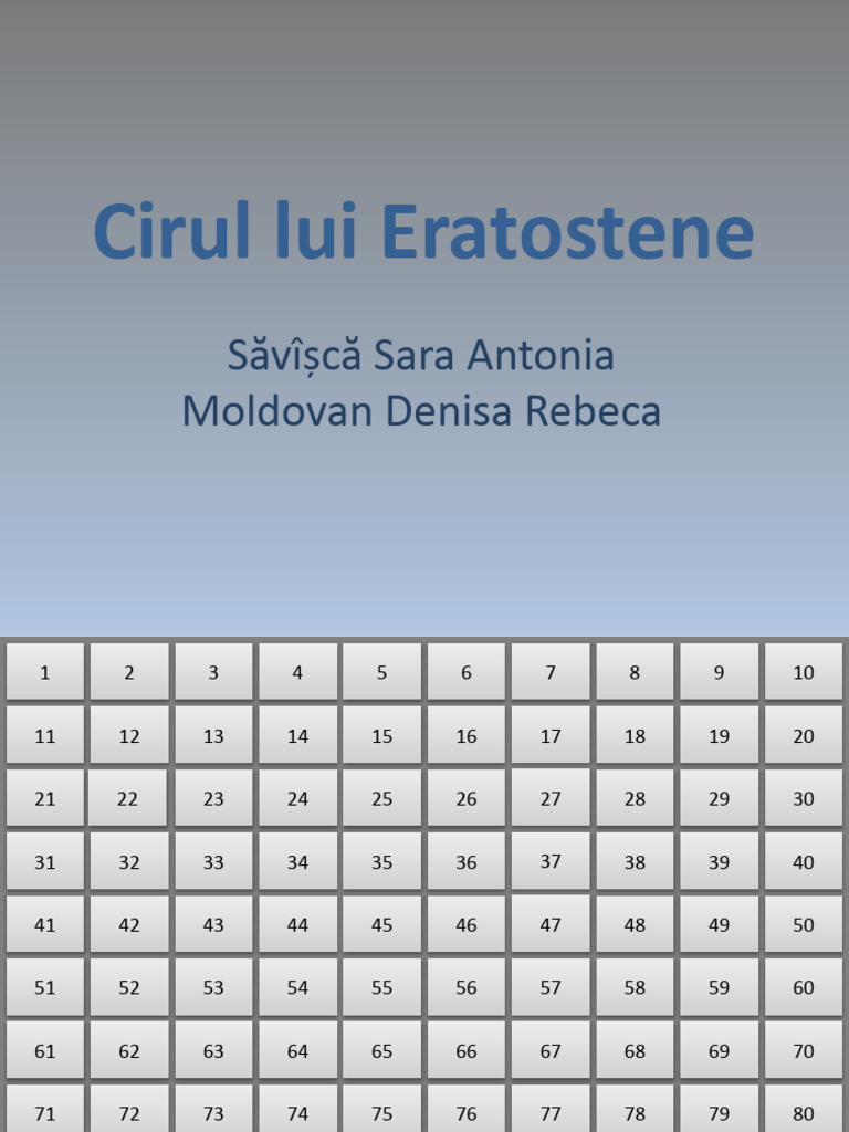 Cirul Lui Eratostene 1 | PDF