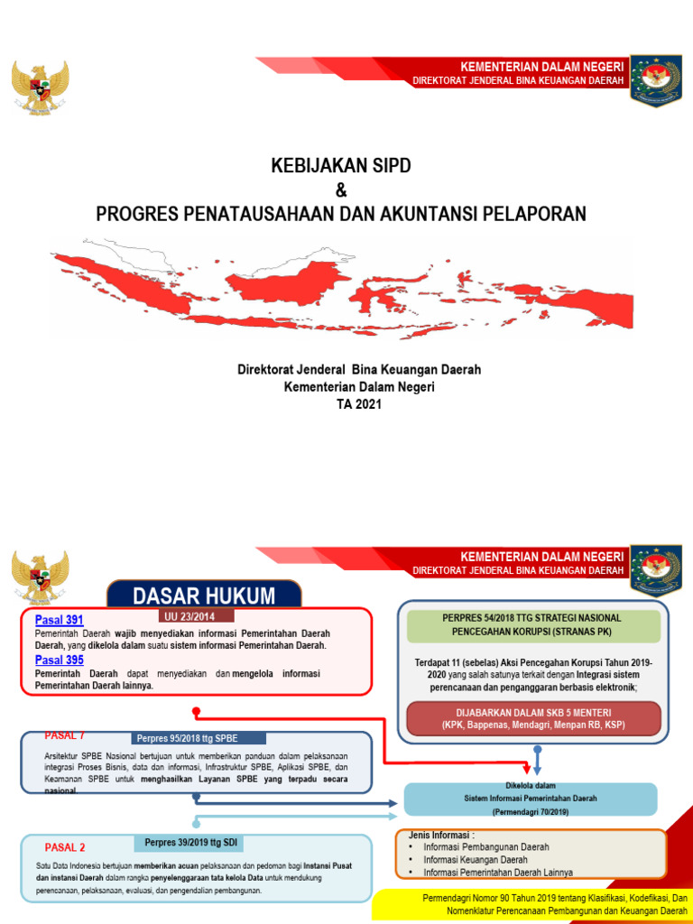 Kebijakan Dan Progres Sipd2 | PDF