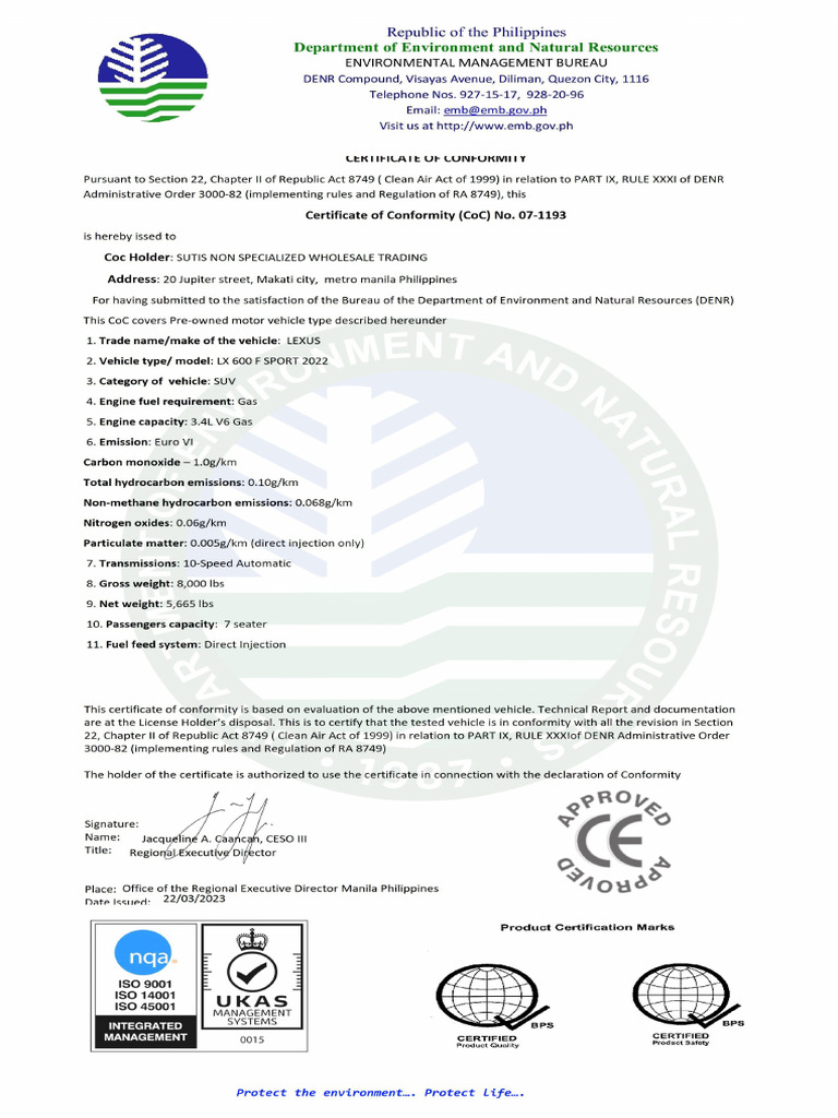 COC | PDF