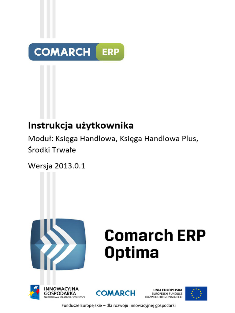 Comarch ERP Optima 201301 Ksiega Handlowa I Srodki Trwale | PDF Comarch ERP Optima 201301 Ksiega Handlowa I Srodki Trwale | PDF