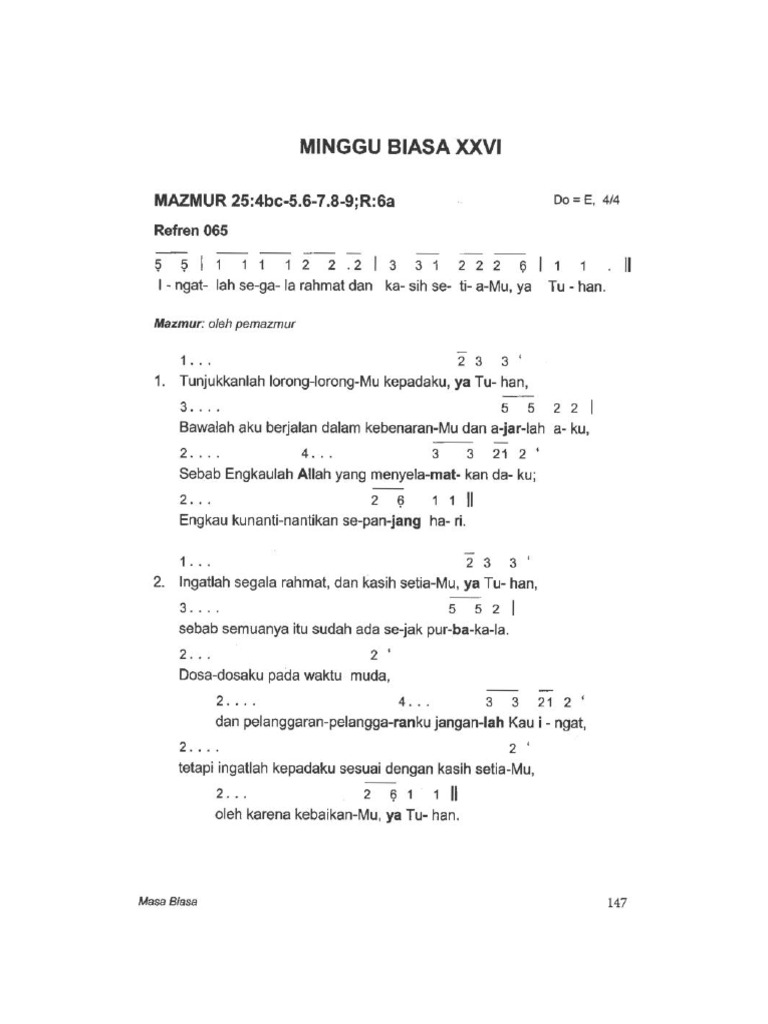 Mazmur 30 Sept | PDF