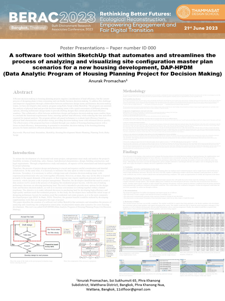 BERAC2023 Poster แนวตั้ง BERAC2023384 - A1 | PDF | Decision Making | Data Analysis