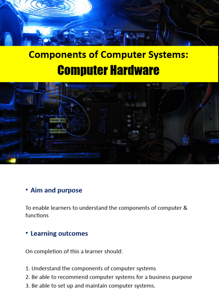 Computer Hardware Components | PDF | Computer Data Storage | Solid State Drive