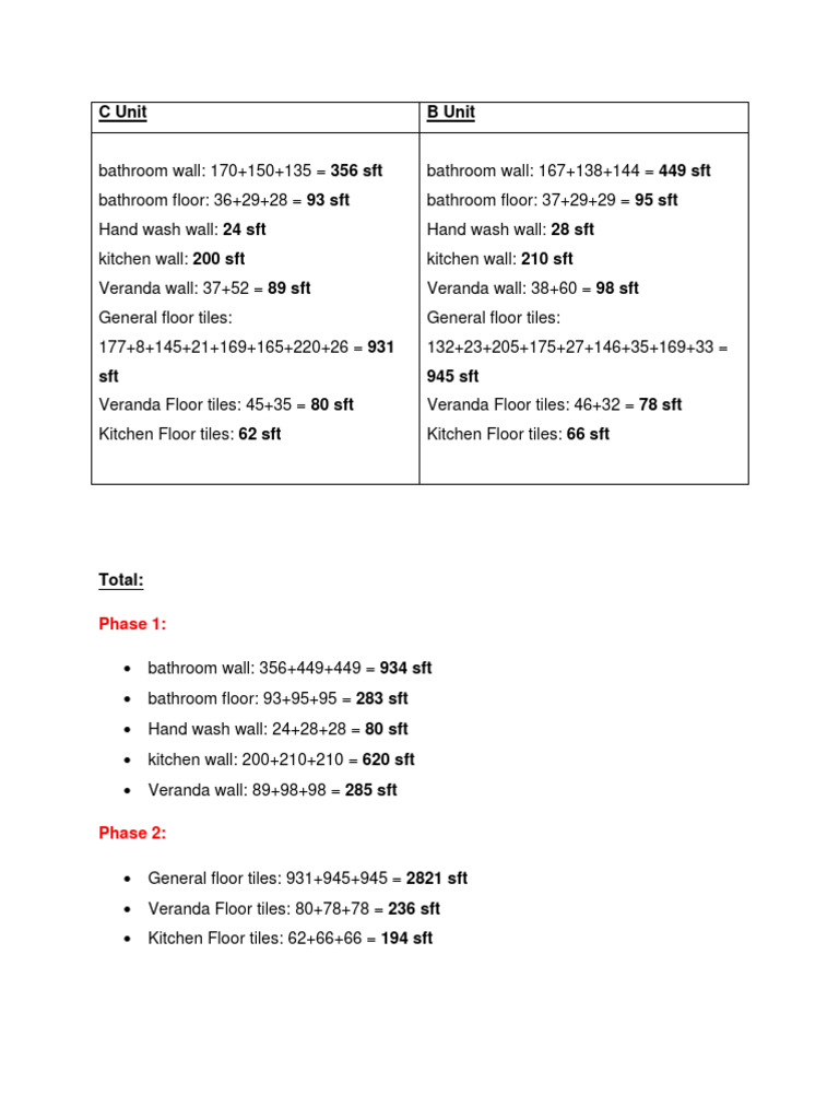 Window Calculation Pdf