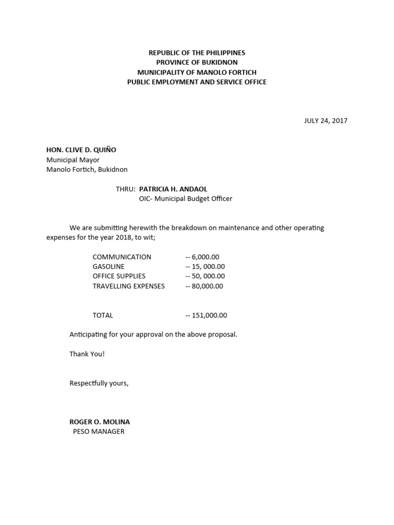 Maintenance and Operating Expenses | PDF