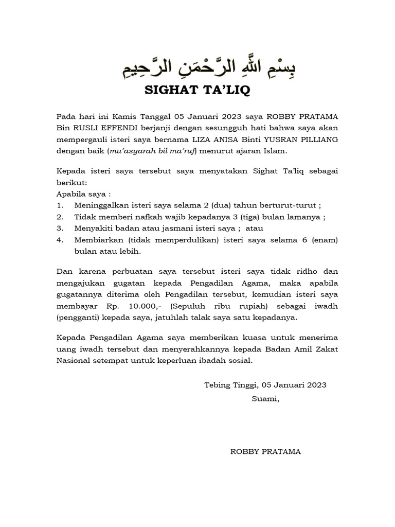 SIGHAT TAKLIKk | PDF