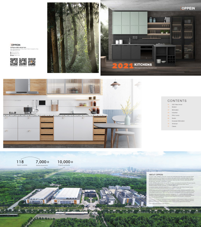 2021 OPPEIN Kitchen Cabinet Brochure | PDF