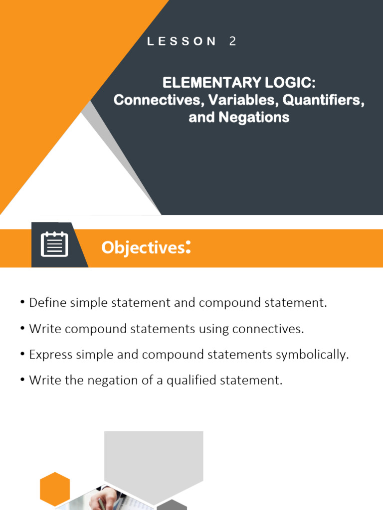 Chapter 2 Lesson 2 | PDF | Set (Mathematics) | Logic