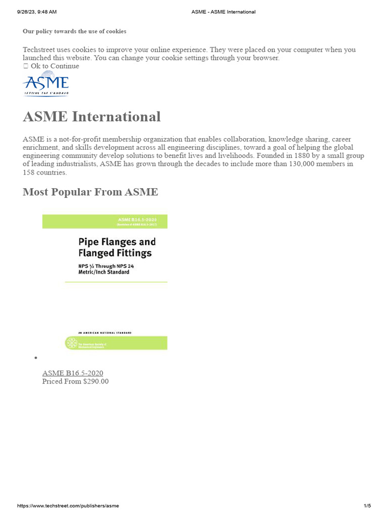 ASME - ASME International | PDF | Home & Garden | Computers