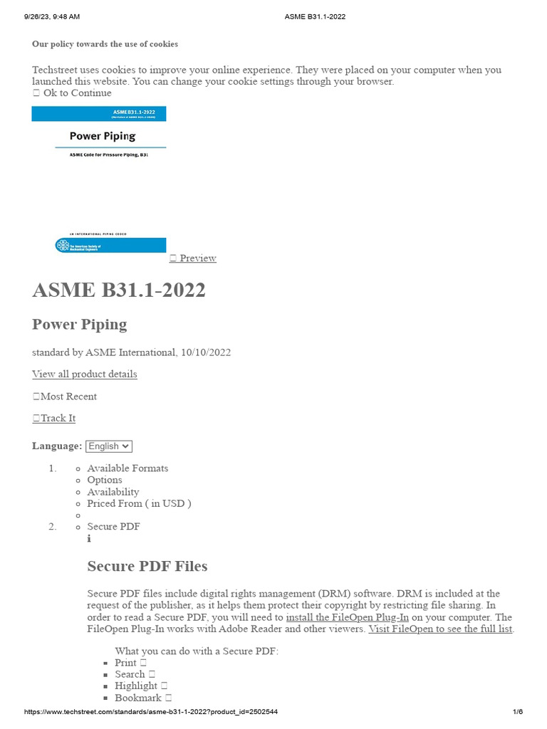 Asme B31.1-2022 | PDF