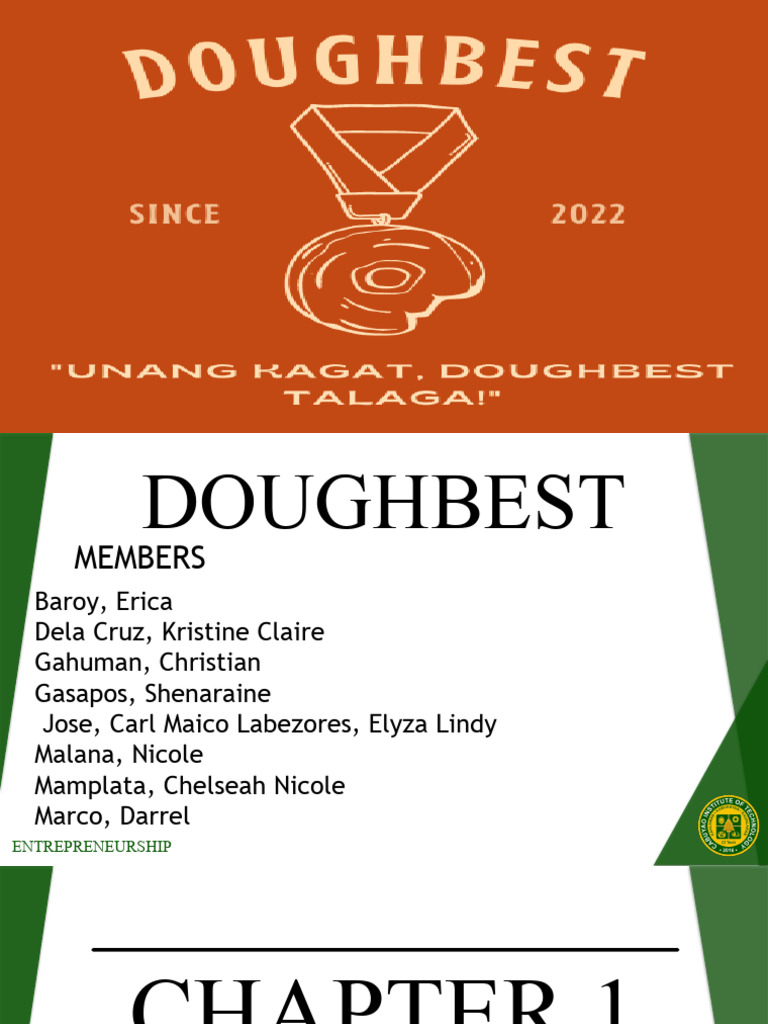 Entrep PPT Template | Download Free PDF | Doughnut | Cooking