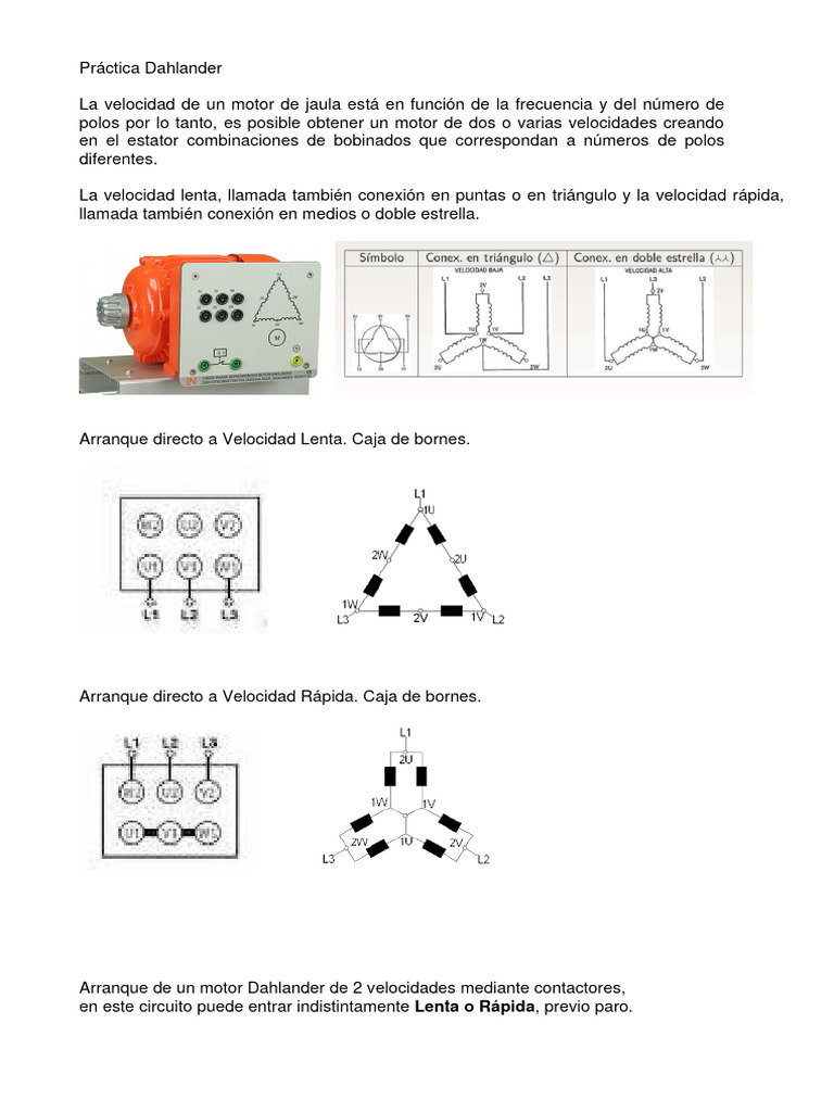 Motor Dahlander | PDF