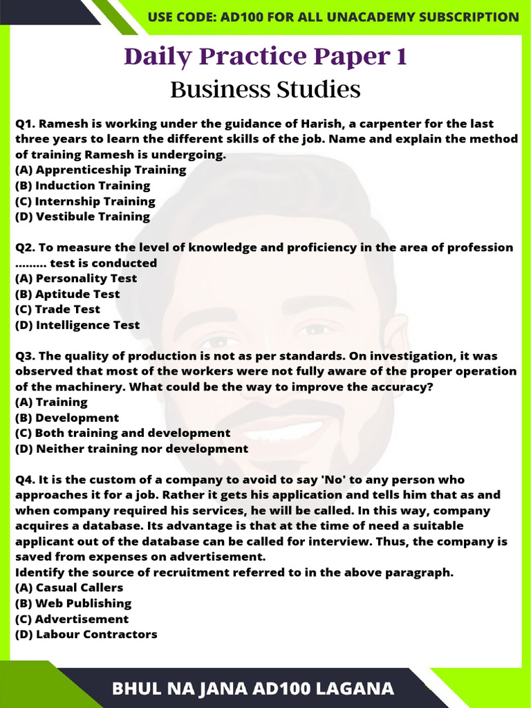 Daily Practice Paper 1 | PDF