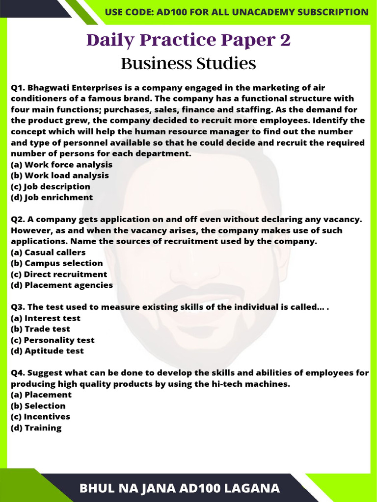 Daily Practice Paper 2 | PDF | Recruitment | Employment