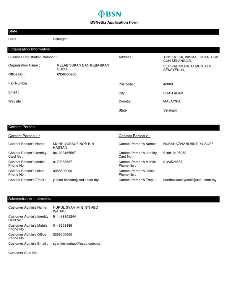 Application Form | PDF | Money | Services (Economics)