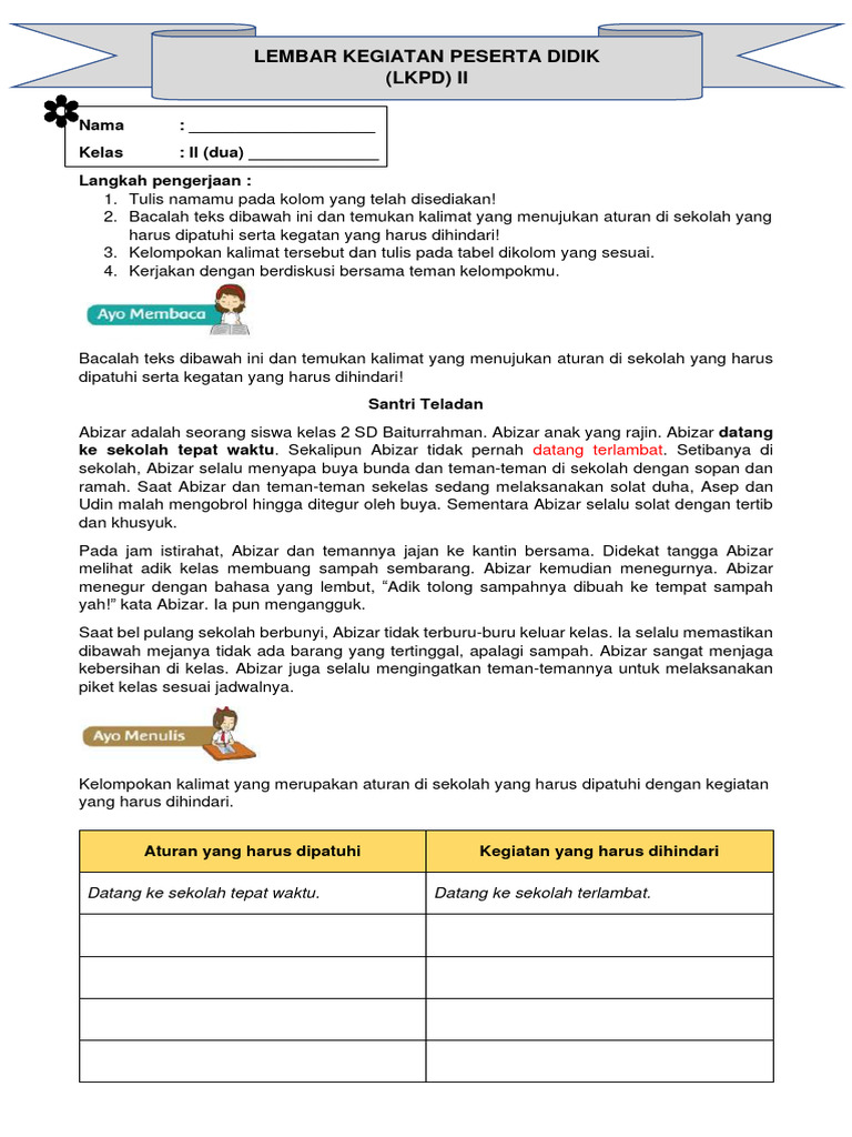LKPD PPKN Pekan Ini | PDF