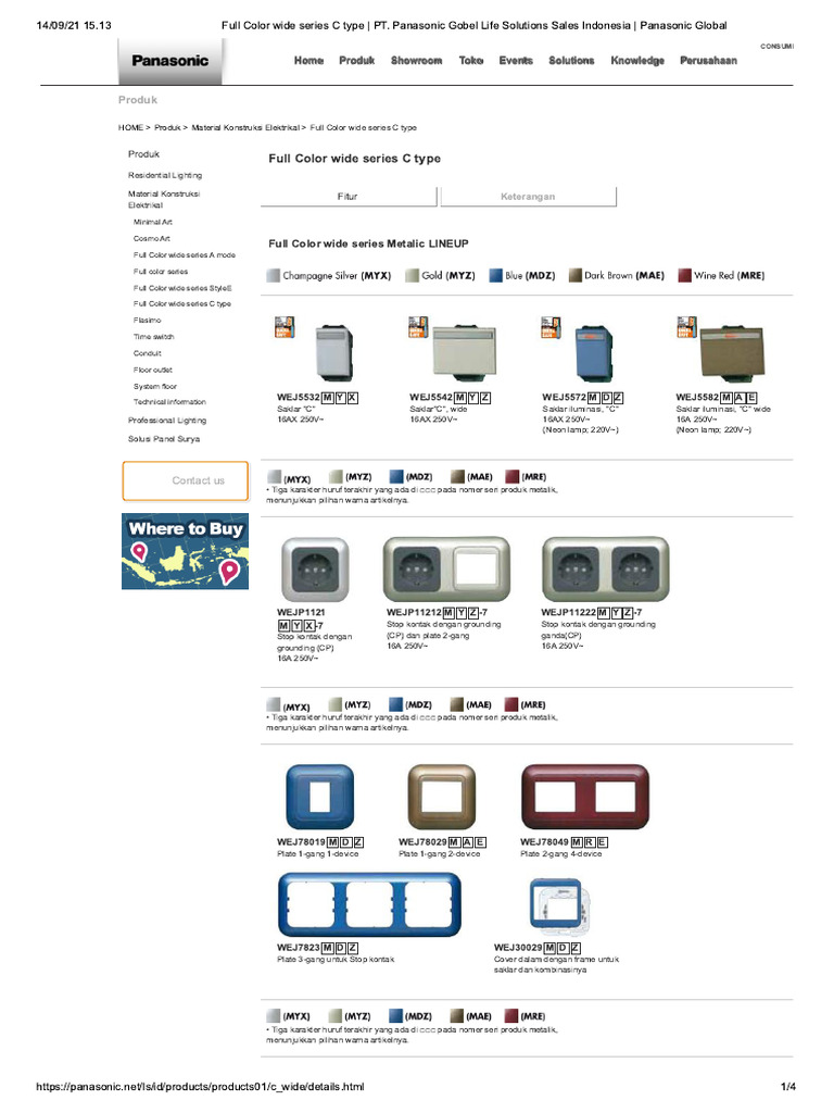 Full Color Wide Series C Type - PT. Pan.. | PDF