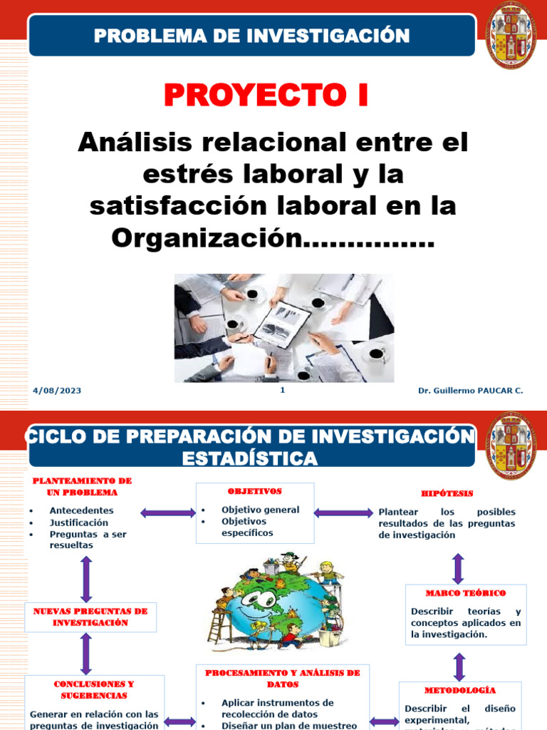 A1) Proyecto de Investigación I - Estres Laboral y Satisfaccion Laboral ...