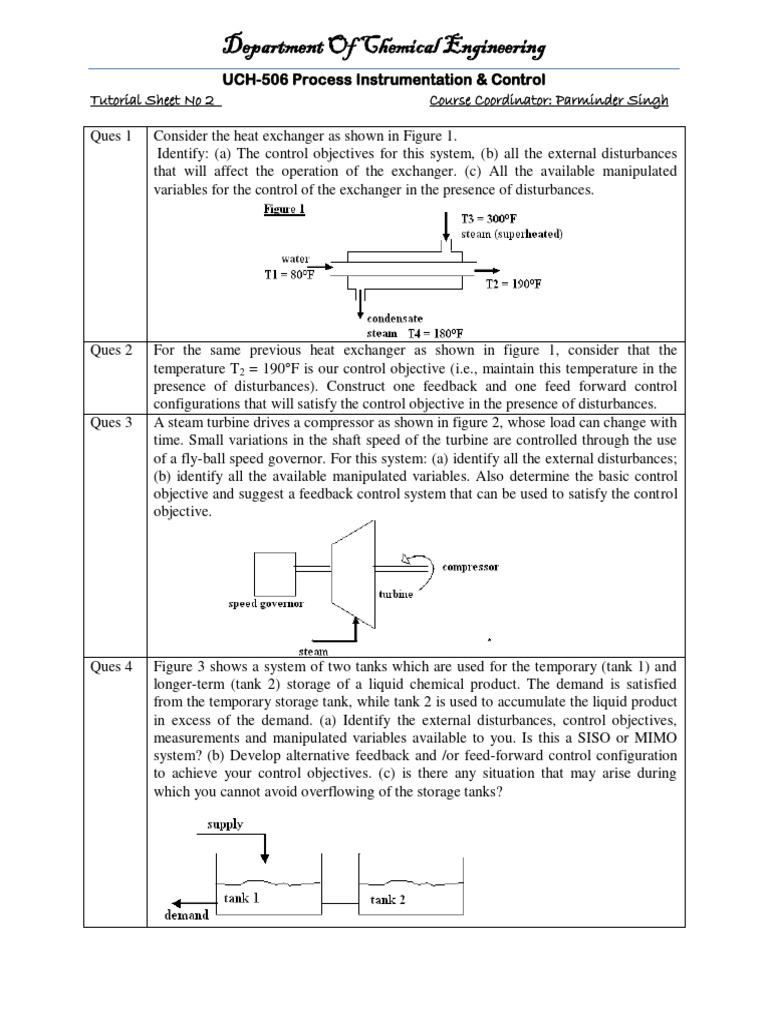 Tutorial Sheet 2 | PDF