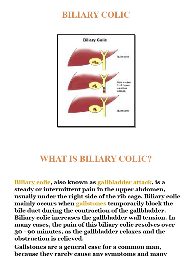 Biliary Colic 8976505 | PDF | Wellness | Science & Mathematics