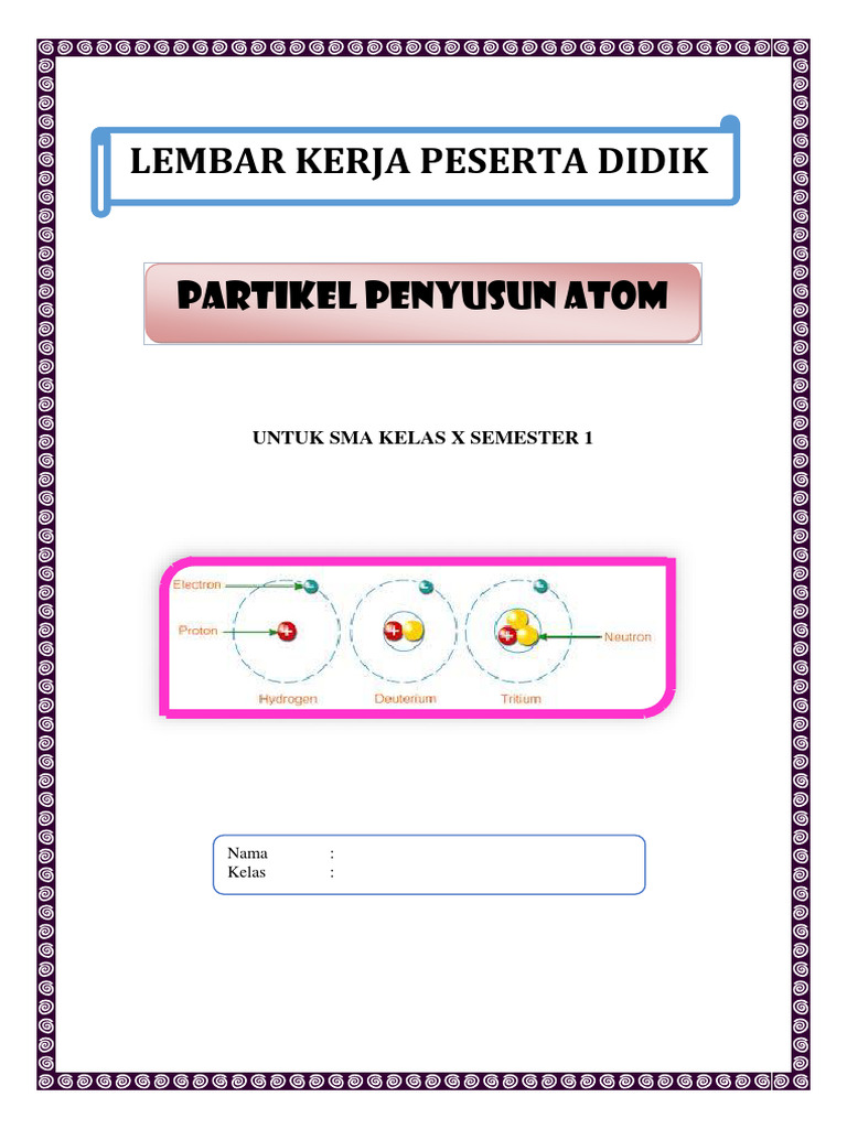 LKPD 1 Struktur Atom | PDF